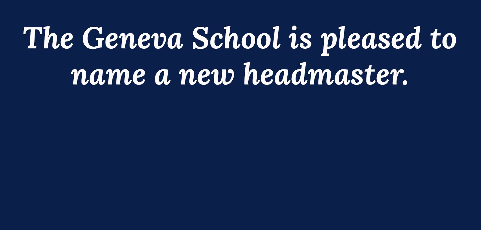 Orlando's Only Christian Classical School - The Geneva School